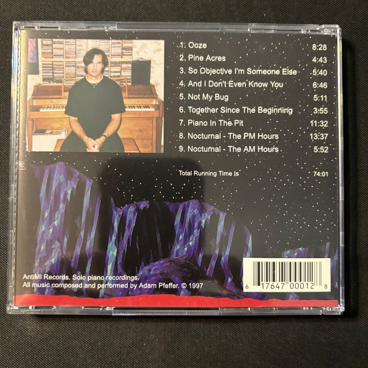 CD Adam Pfeffer 'Pianopuss' (1997) solo piano asymptotes in time and s ...