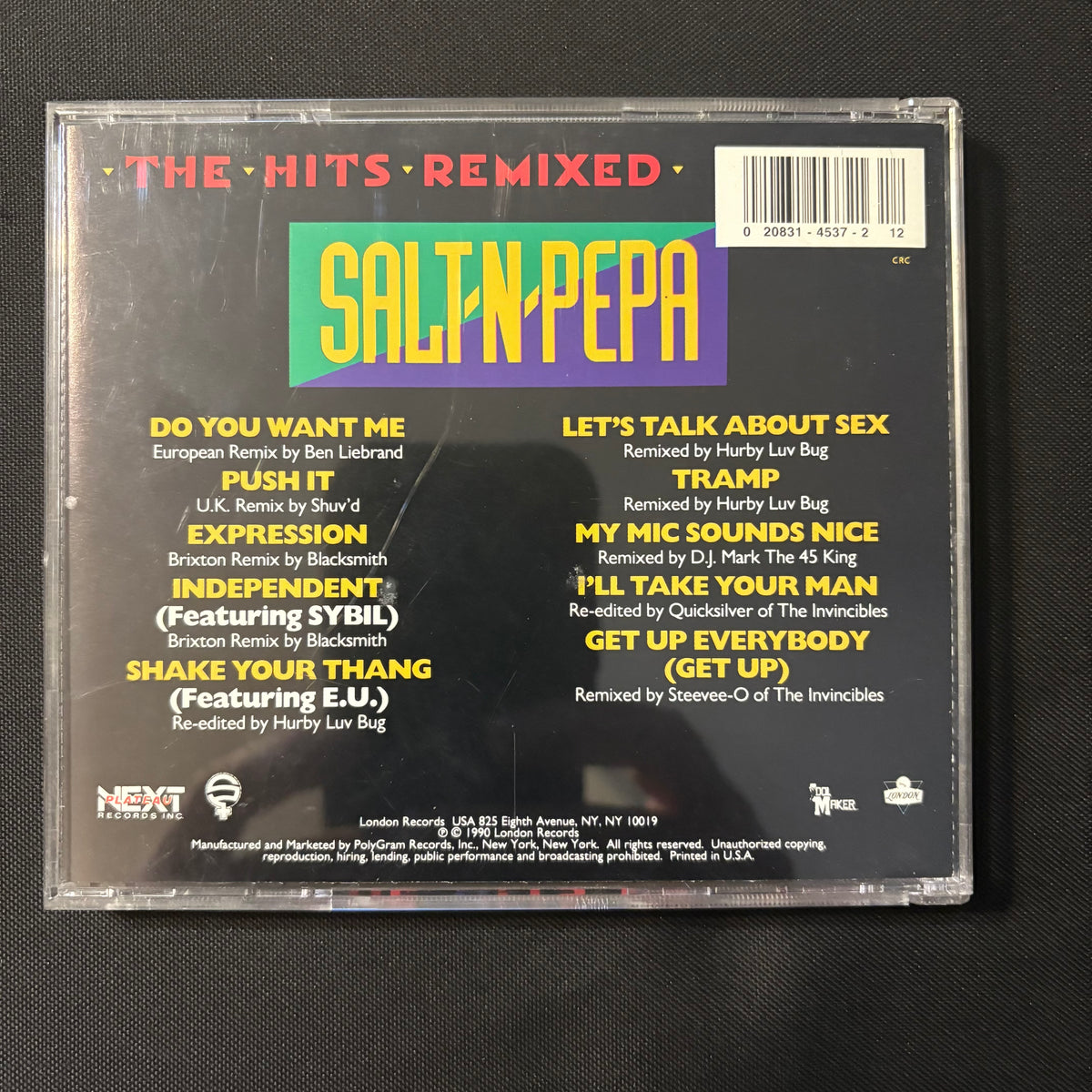 CD Salt-n-Pepa 'A Blitz of Hits Remixed' (1990) Push It, Let's Talk Ab ...