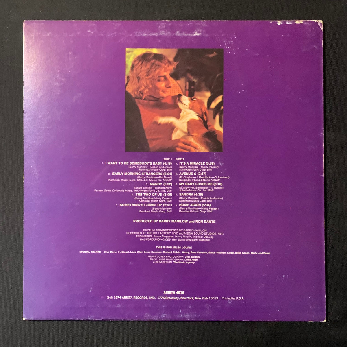 LP Barry Manilow 'II' (1974) VG+/VG vinyl record Mandy – The Exile ...