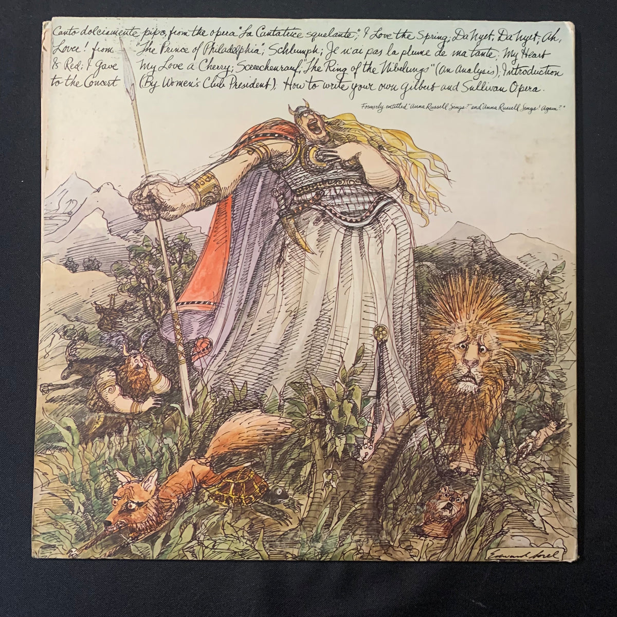 LP Anna Russell 'The Anna Russell Album?' (1972) gatefold VG+/VG vinyl ...