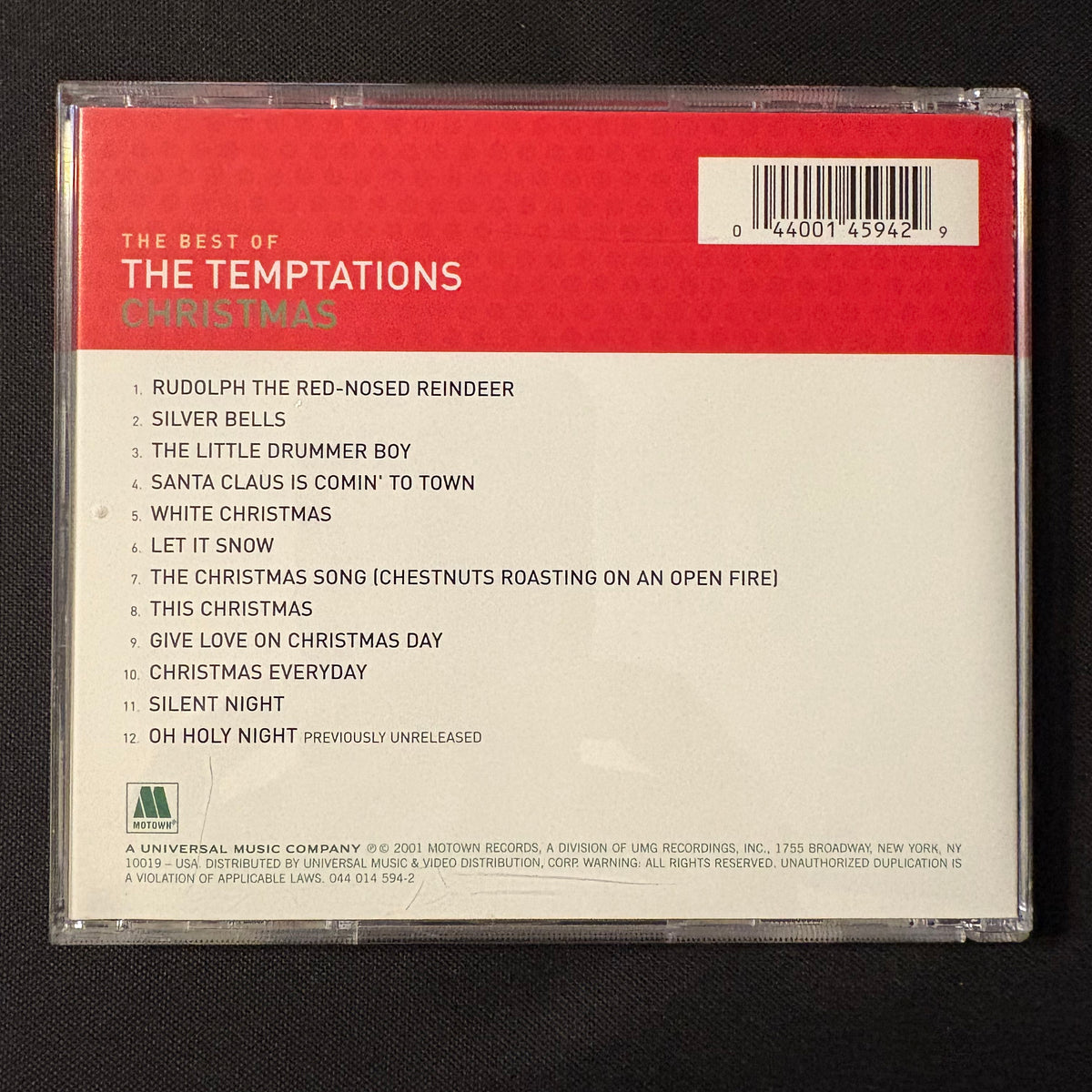 CD Temptations 'Best of the Temptations Christmas' (2001) O Holy Night ...