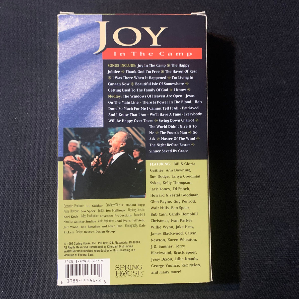 VHS Gaither Gospel Series 'Joy In the Camp' (1997) Christian concert ...