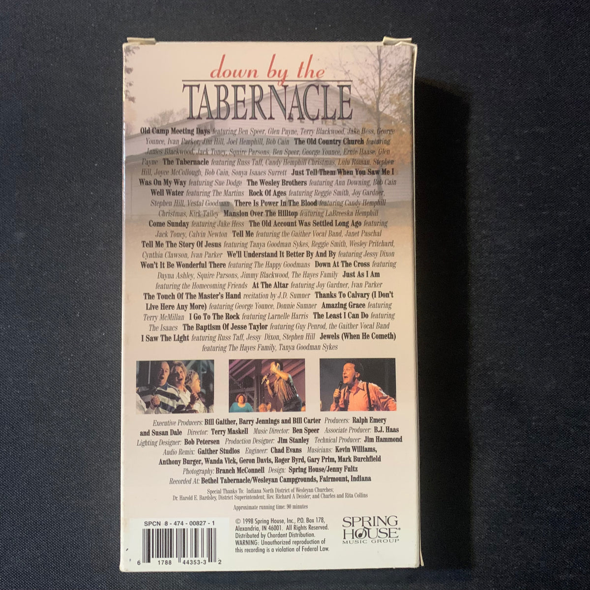 VHS Gaither Gospel Series 'Down By the Tabernacle' (1998) gospel conce ...