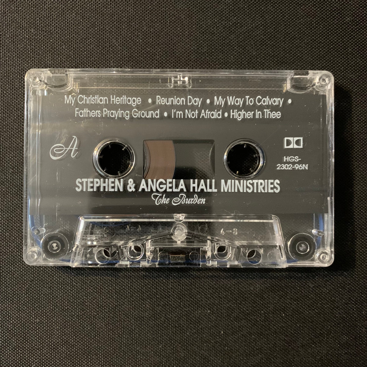 CASSETTE Stephen and Angela Hall 'The Burden' Ashland Ohio Christian m ...