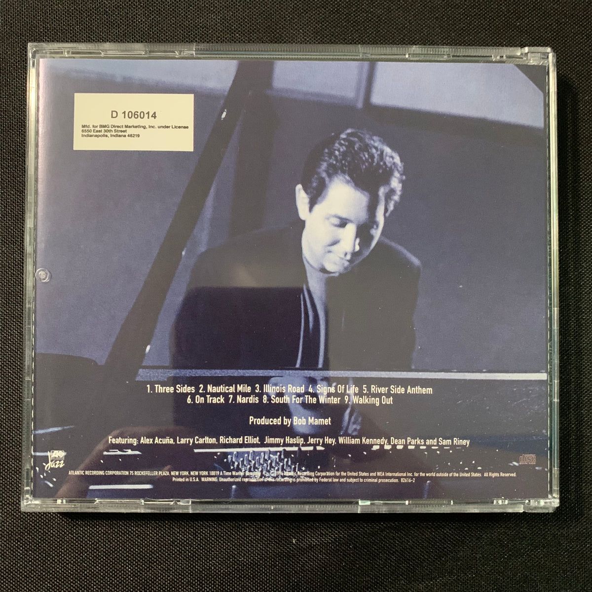 CD Bob Mamet 'Signs of Life' (1994) smooth piano jazz Larry Carlton Al ...