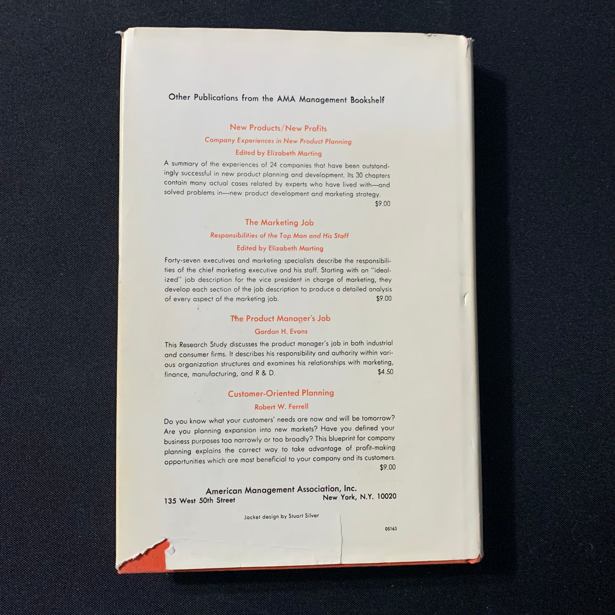 BOOK Elizabeth Marting 'Creative Pricing' 1968 American Management Ass ...