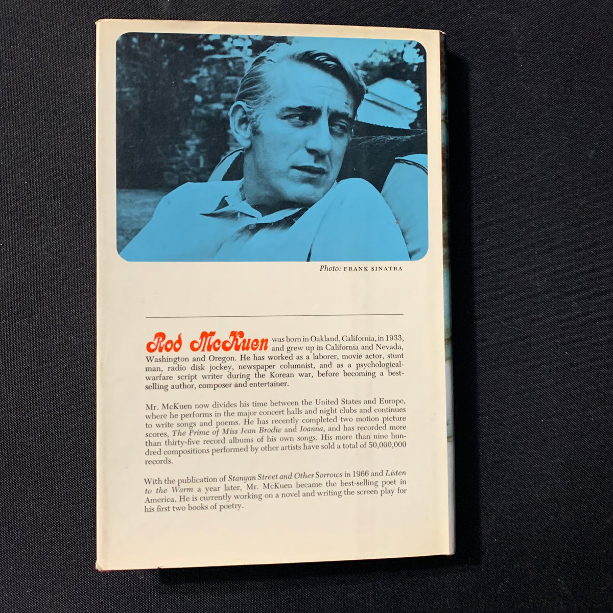 BOOK Rod McKuen 'Lonesome Cities' (1970) HC poetry love poems – The ...
