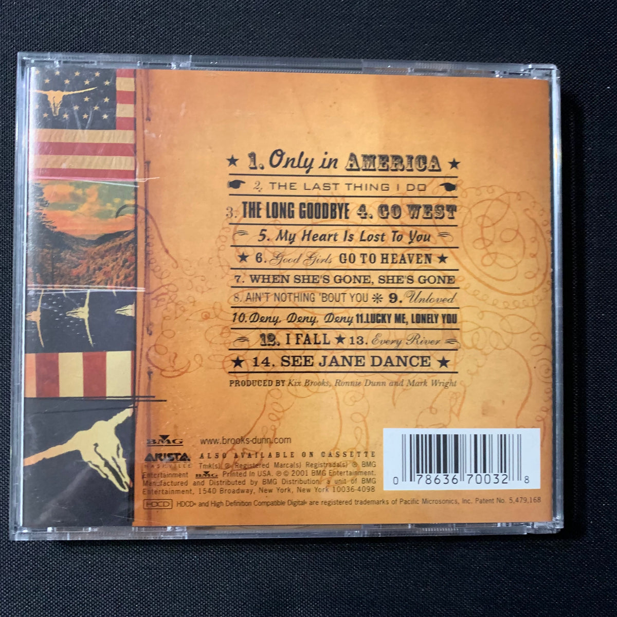 CD Brooks and Dunn 'Steers and Stripes' (2001) Ain't Nothin' 'bout You ...