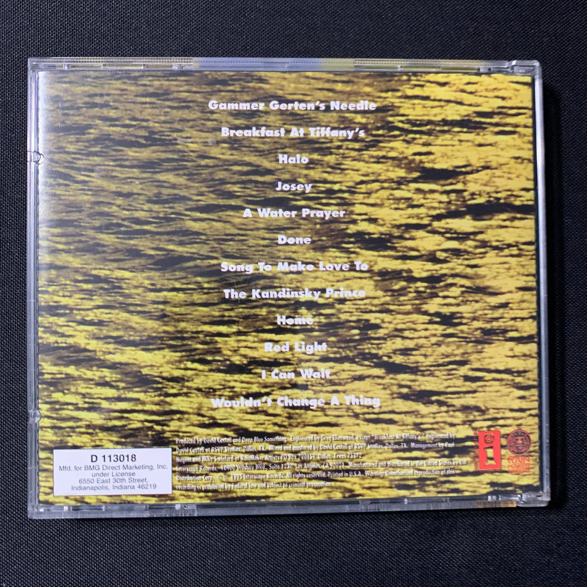 CD Deep Blue Something 'Home' (1995) Breakfast At Tiffany's – The Exile ...