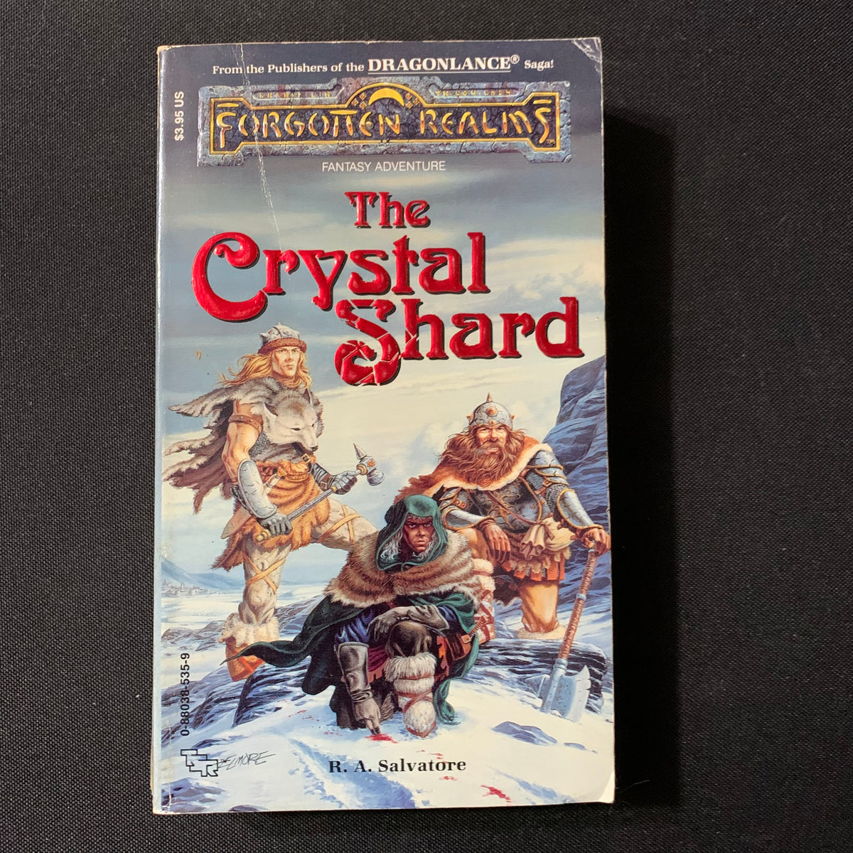 BOOK R.A. Salvatore 'The Crystal Shard' (1988) PB fantasy TSR Forgotte ...