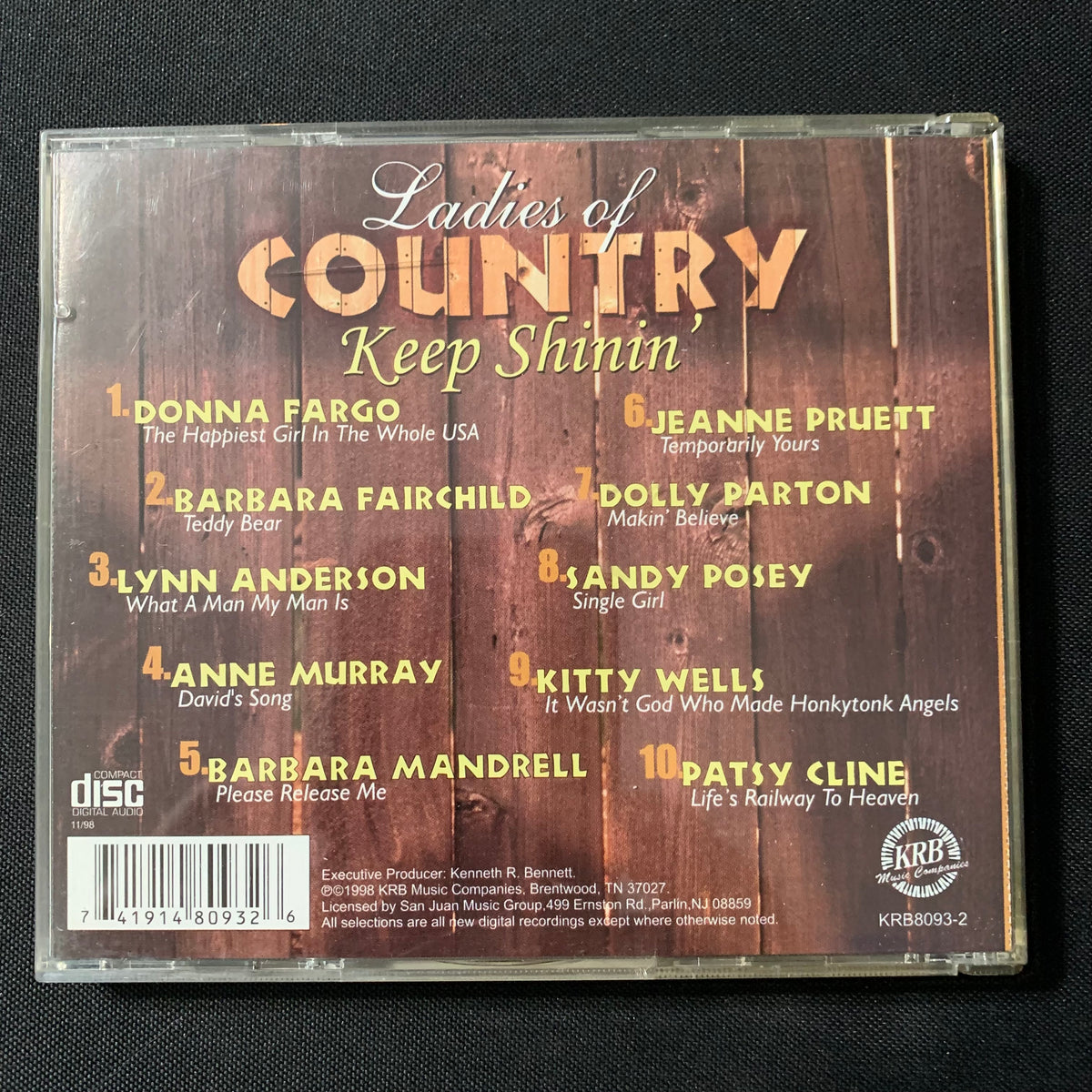 CD Ladies of Country - Barbara Mandrell/Donna Fargo/Dolly Parton/Kitty ...