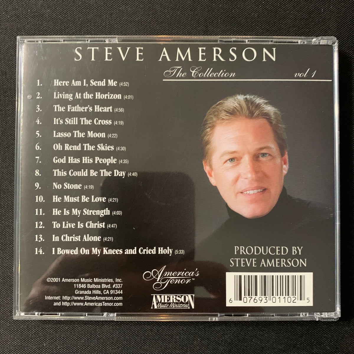 CD Steve Amerson 'The Collection: Volume 1' (2001) Christian gospel vo ...