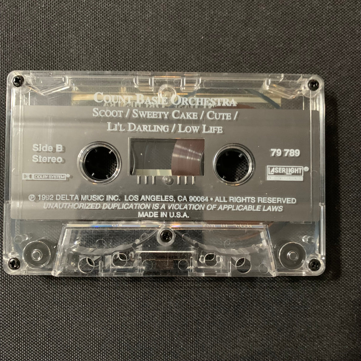 CASSETTE Count Basie and His Orchestra 'Corner Pocket' (1992) Laserlig ...