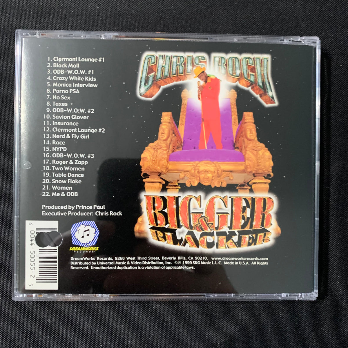 CD Chris Rock 'Bigger and Blacker' (1999) standup comedy – The Exile ...
