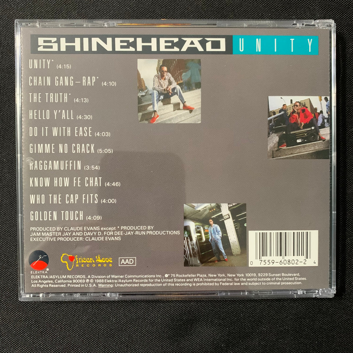 CD Shinehead 'Unity' (1988) reggae, Who the Cap Fits – The Exile Media ...