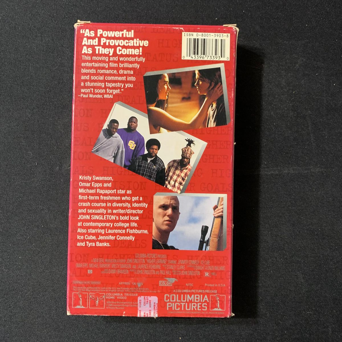 VHS Higher Learning (1994) John Singleton, Ice Cube, Kristy Swanson, O ...