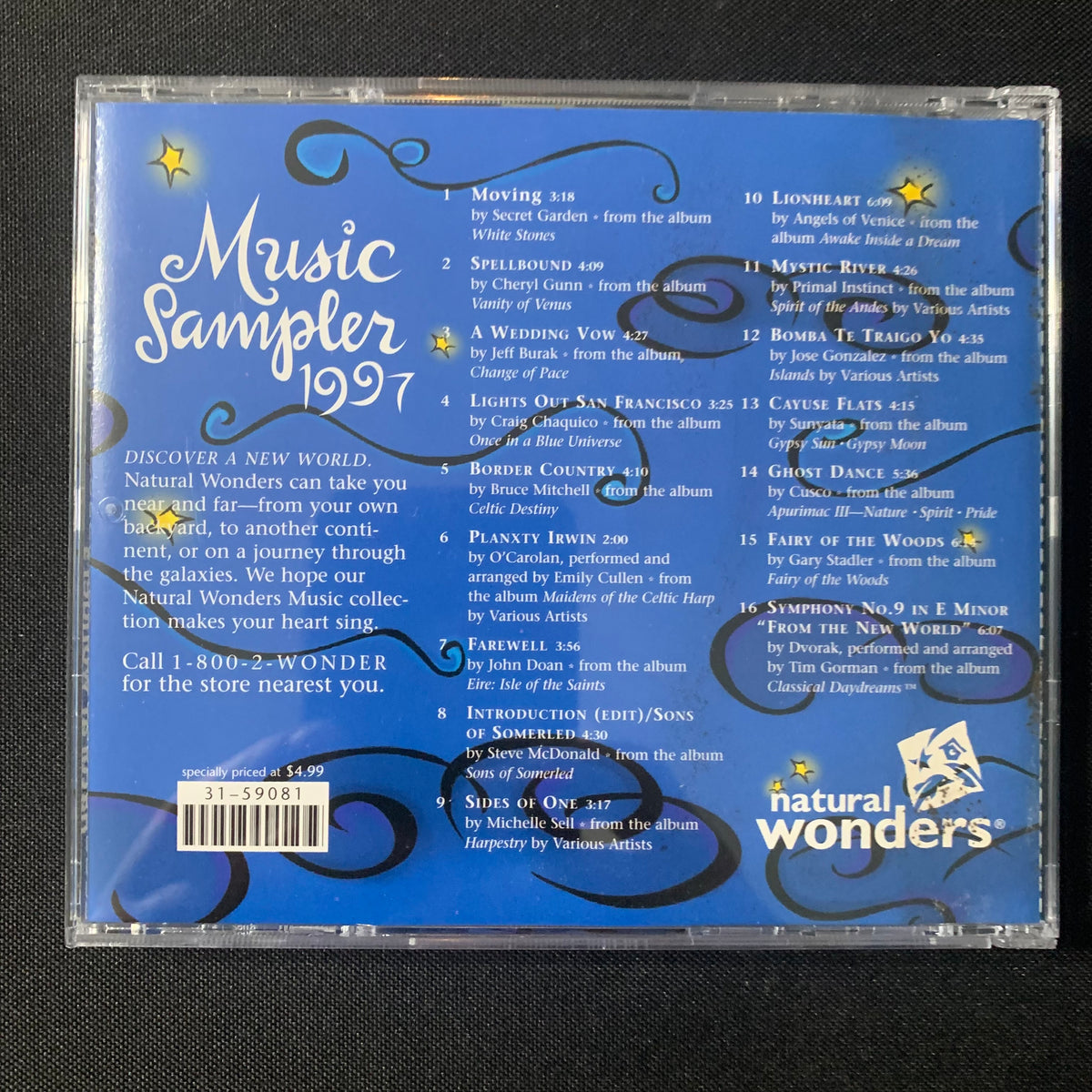 CD Natural Wonders Music Sampler (1997) Craig Chaquico, Secret Garden ...