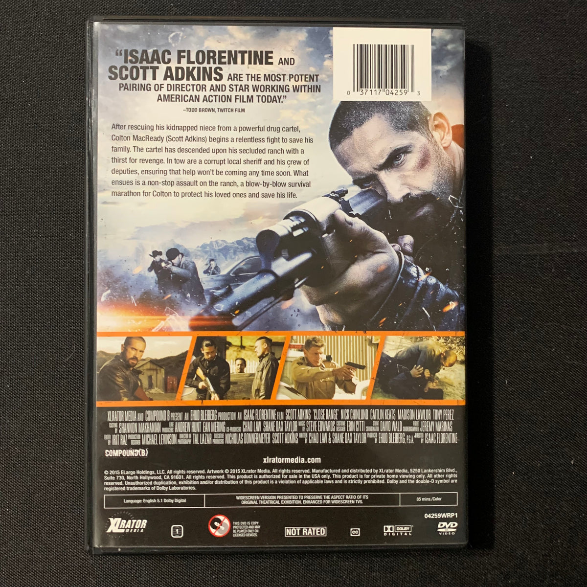 DVD Close Range (2015) Scott Adkins, Nick Chinlund, Caitlin Keats – The ...