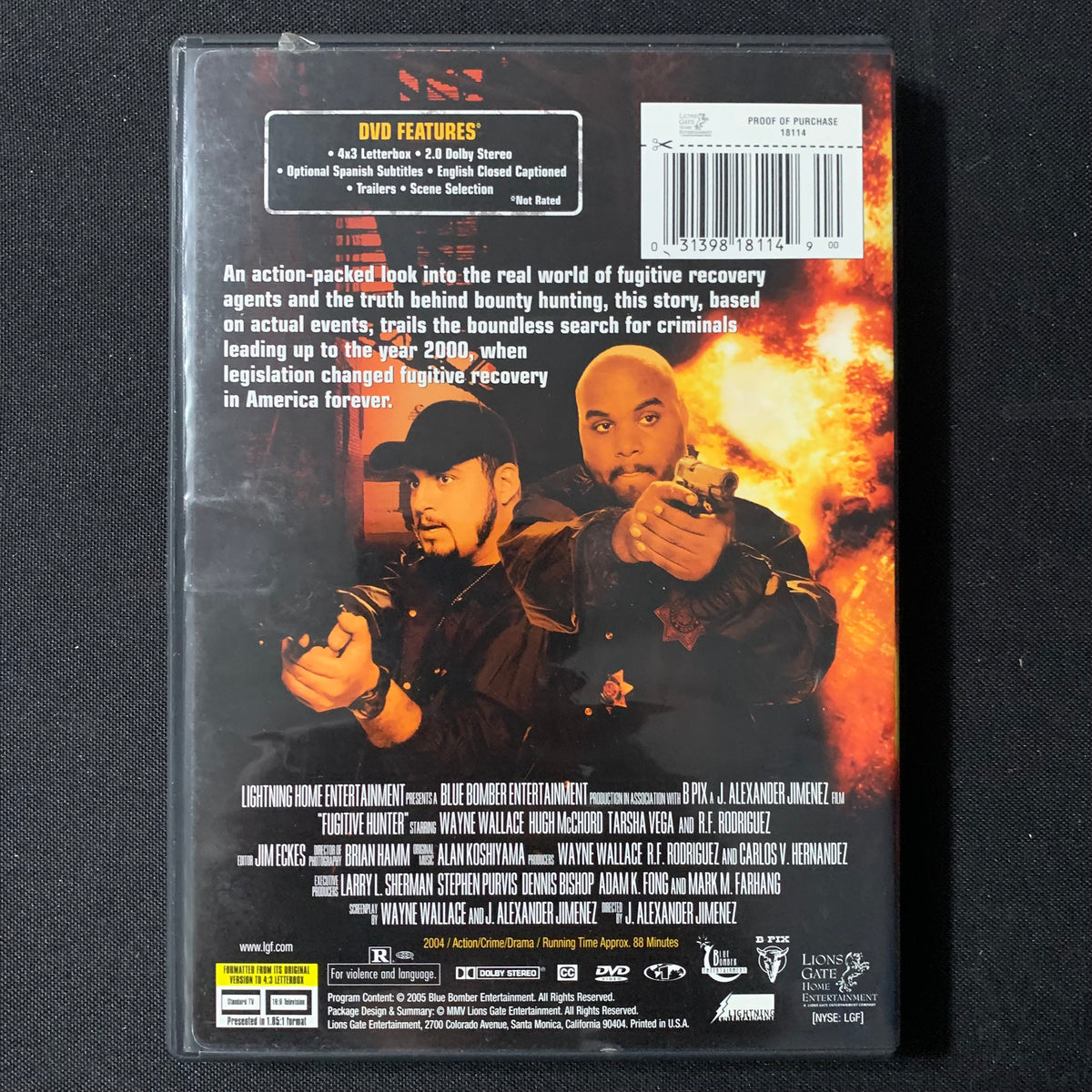 DVD Fugitive Hunter (2005) Wayne Wallace, Hugh McCord, Tarsha Vega ...