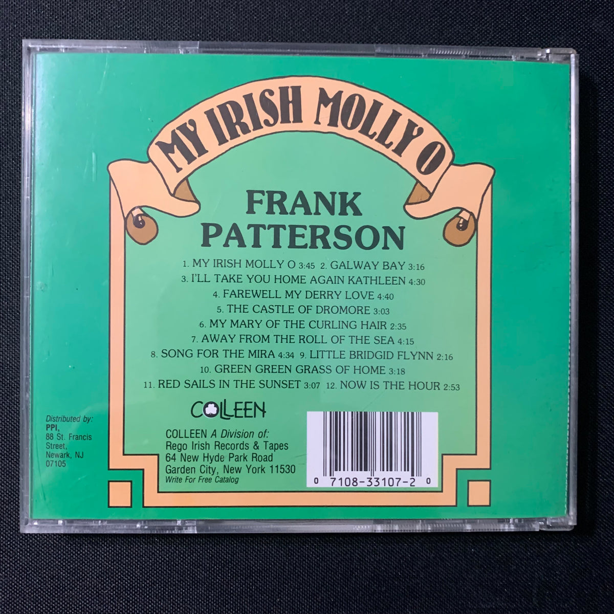 CD Frank Patterson 'My Irish Molly O' the Golden Voice of Ireland Celt ...
