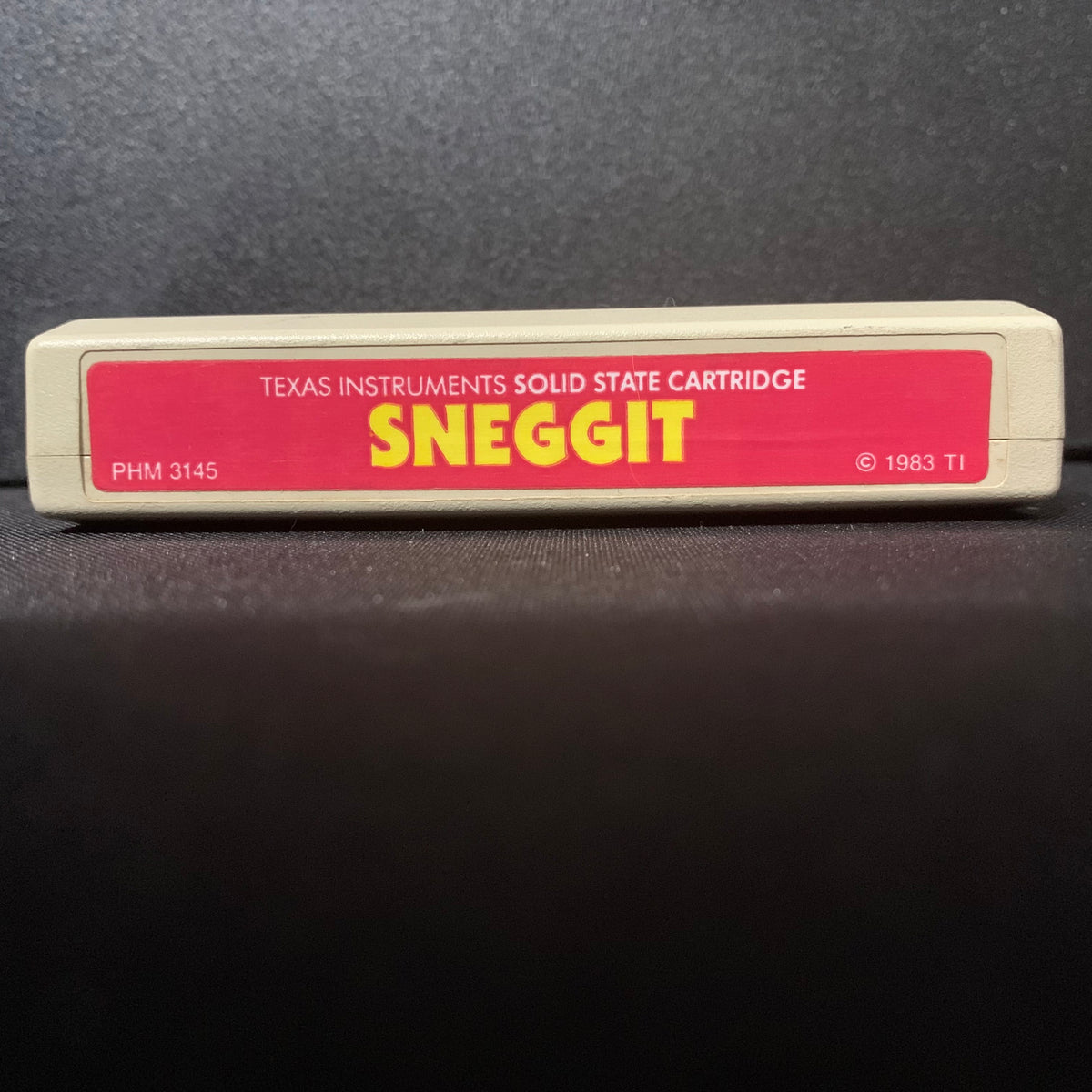 TEXAS INSTRUMENTS TI 99/4A Sneggit (1983) tested video game cartridge ...