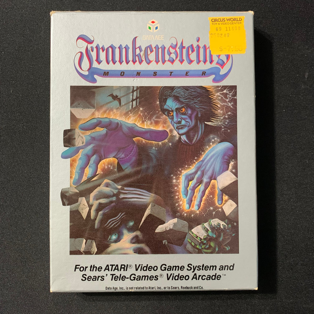 ATARI 2600 Frankenstein's Monster CIB Data Age rare complete boxed tes ...
