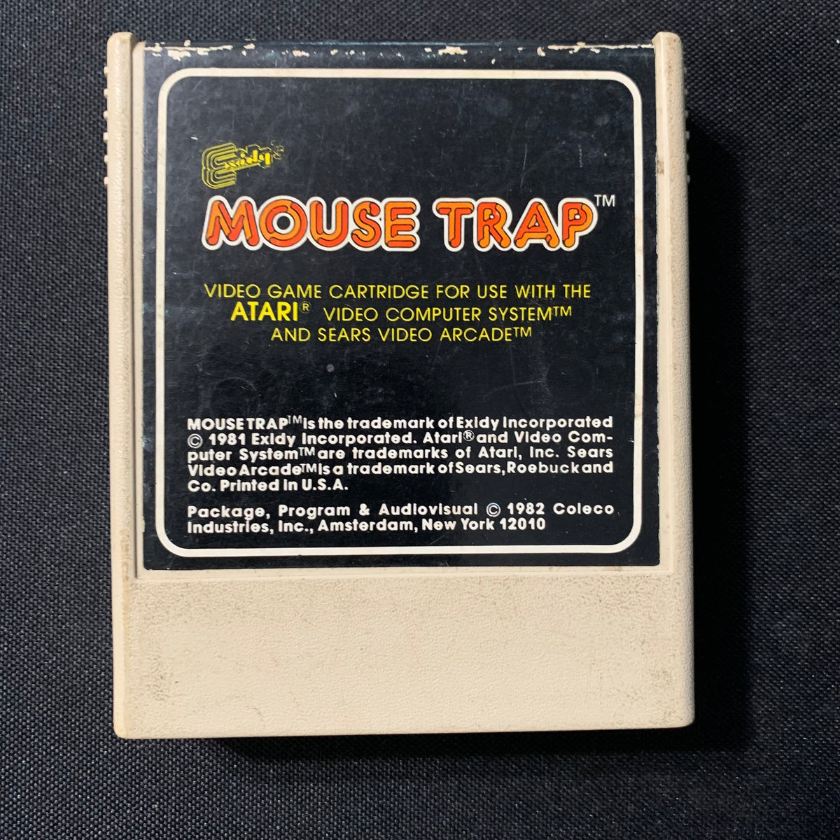 ATARI 2600 Mouse Trap tested video game collection Exidy Coleco maze a ...
