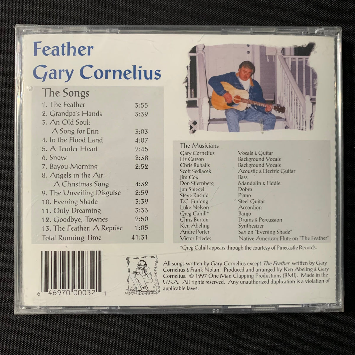 CD Gary Cornelius 'Feather' (1997) new sealed folk music baritone – The ...