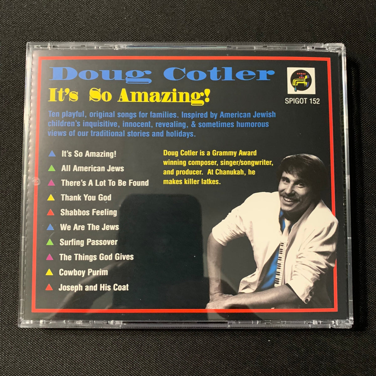 CD Doug Cotler 'It's So Amazing!" (1996) Jewish music religious songs ...