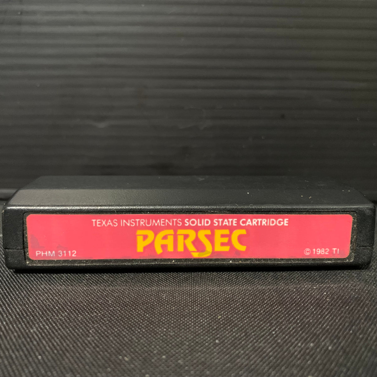 TEXAS INSTRUMENTS TI 99/4A Parsec (1982) red label arcade game cartrid ...