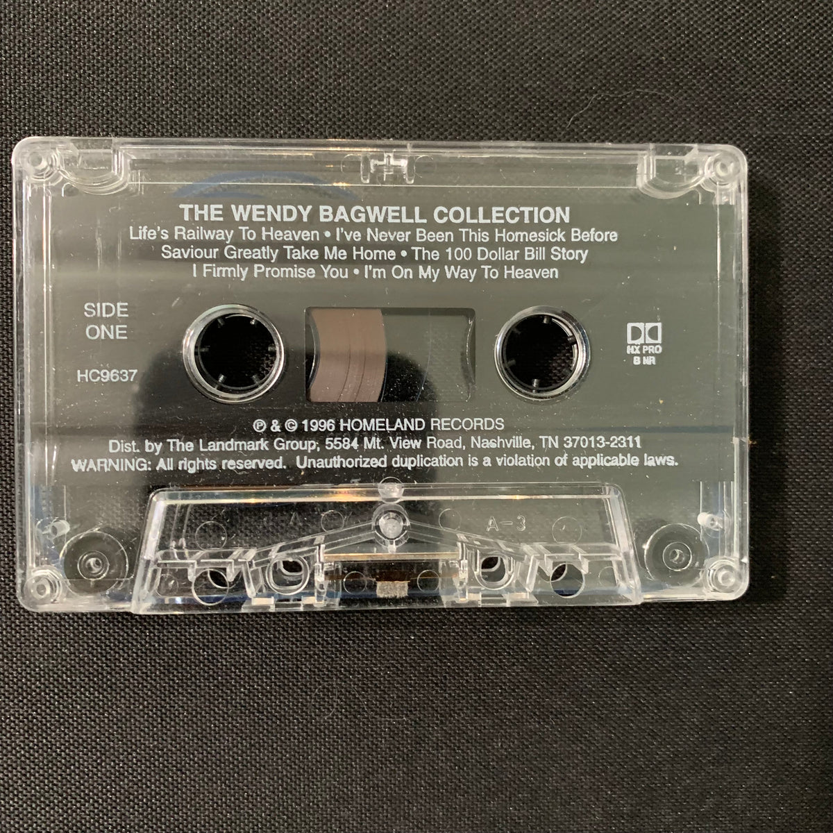 CASSETTE Wendy Bagwell and the Sunliters 'Collection' (1996) Christian ...