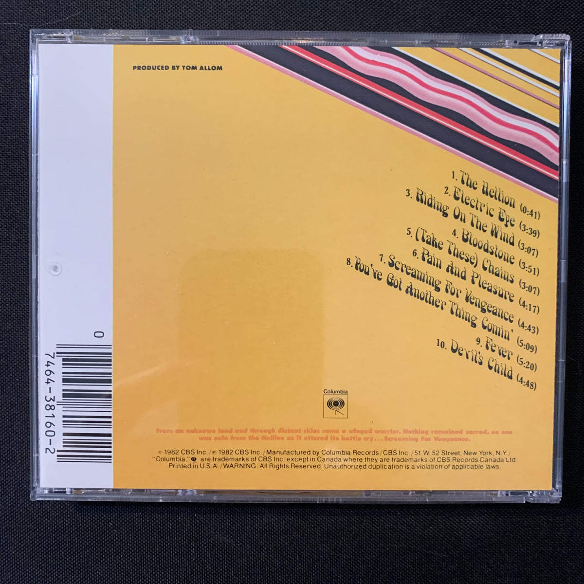 CD Judas Priest 'Screaming For Vengeance' (1982) You've Got Another Th ...