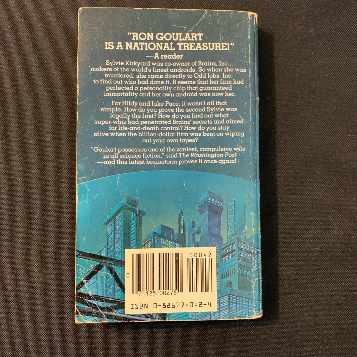 BOOK Ron Goulart 'Brainz Inc' (1985) PB DAW science fiction – The Exile ...