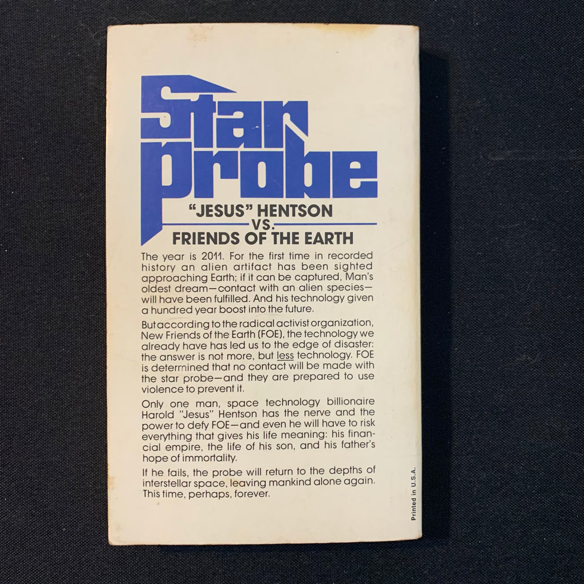 BOOK Joseph Green 'Star Probe' (1978) PB Ace science fiction – The ...