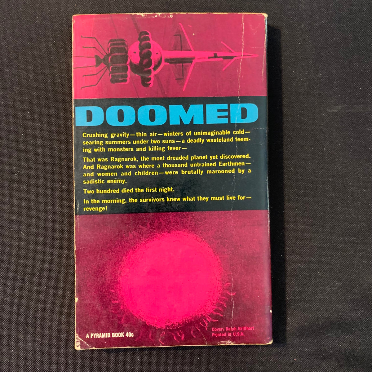 BOOK Tom Godwin 'Space Prison' (1962) PB Pyramid science fiction The S ...