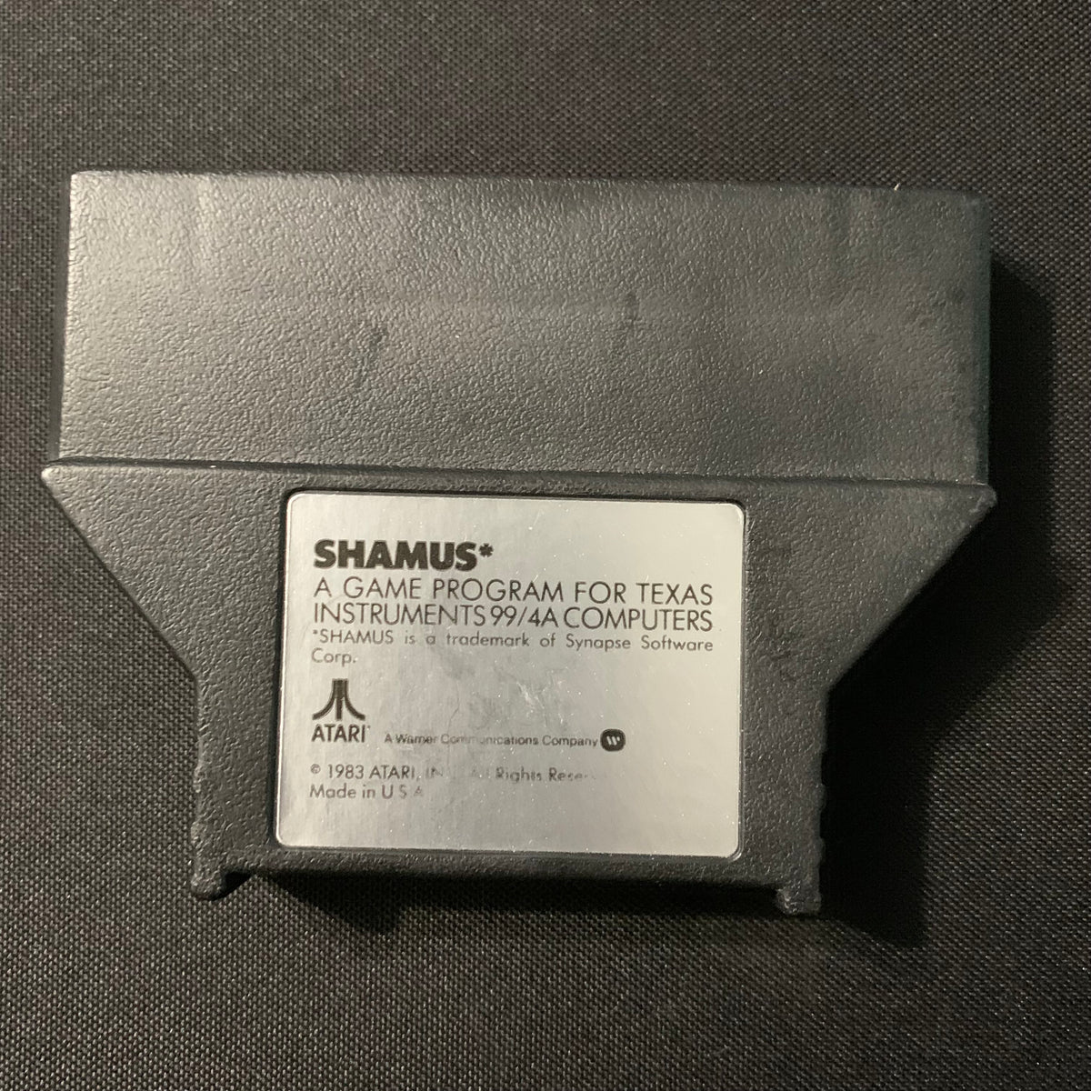 TEXAS INSTRUMENTS TI 99/4A Shamus (1983) Atarisoft game cartridge – The ...