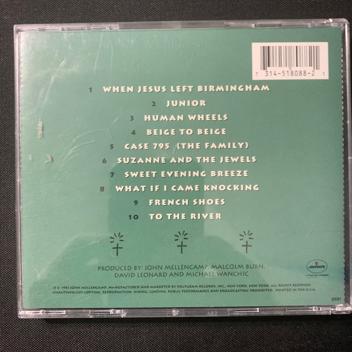 CD John Mellencamp 'Human Wheels' (1993) What If I Came Knocking! – The ...