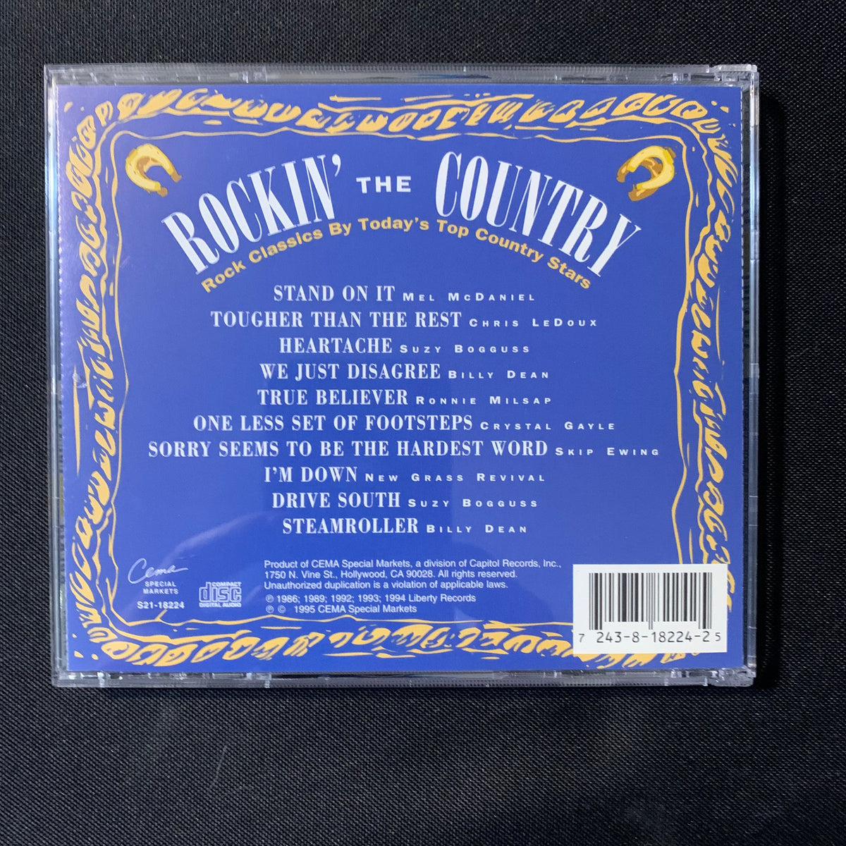 CD Rockin' the Country (1995) Billy Dean, Ronnie Milsap, Chris LeDoux ...